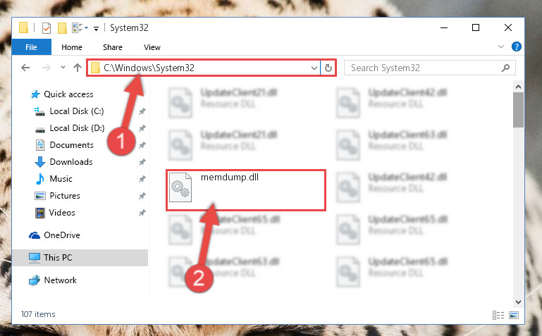 Download Memdump.dll for Windows 10, 8.1, 8, 7, Vista and XP